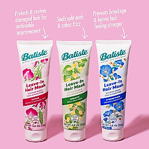 Batiste Heat Protectant For Hair & Leave In Conditioner Hair Mask, Repair and Restore Formula, Hair Conditioner for Dry or Wet Hair, Infused with vitamin E for Enhancing Haircare, 4.3oz.