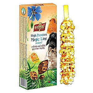 A&E Cage Co. Magic Line SmaKers Treat Sticks for Small Animals in Mandarin Orange Flavor