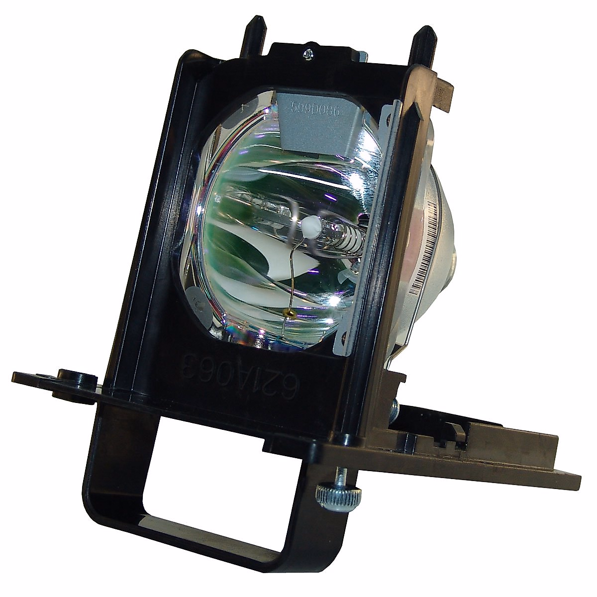AuraBeam Professional 915B455011 Replacement Lamp with Housing for Mitsubishi WD-73640 (Original Philips Bulbs Inside)