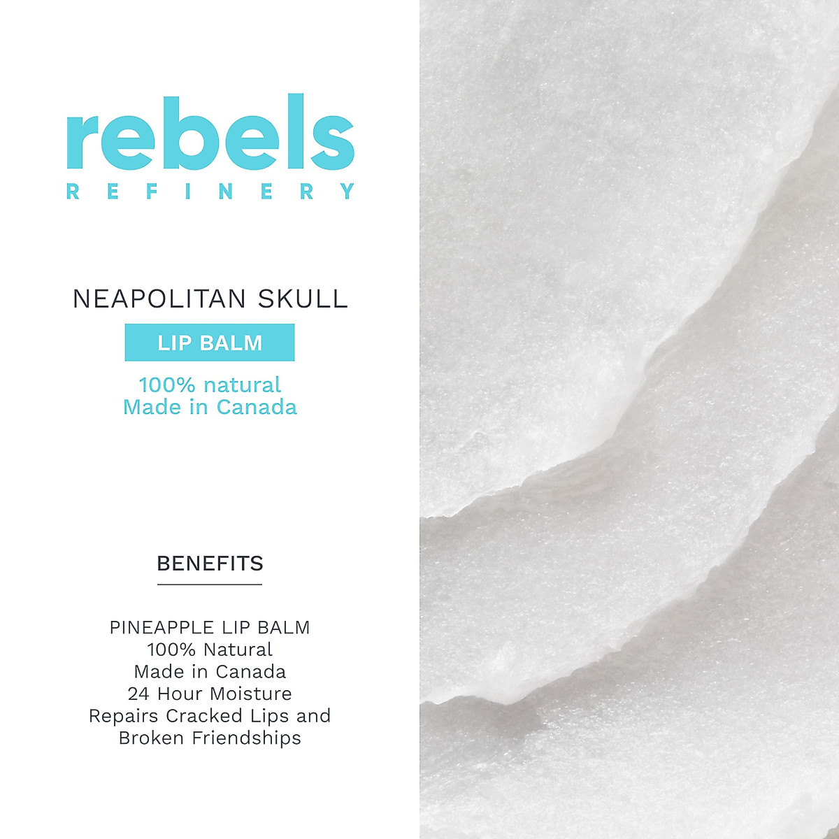 Rebels Refinery 3-Piece Pineapple-Shaped Lip Balm Bundle