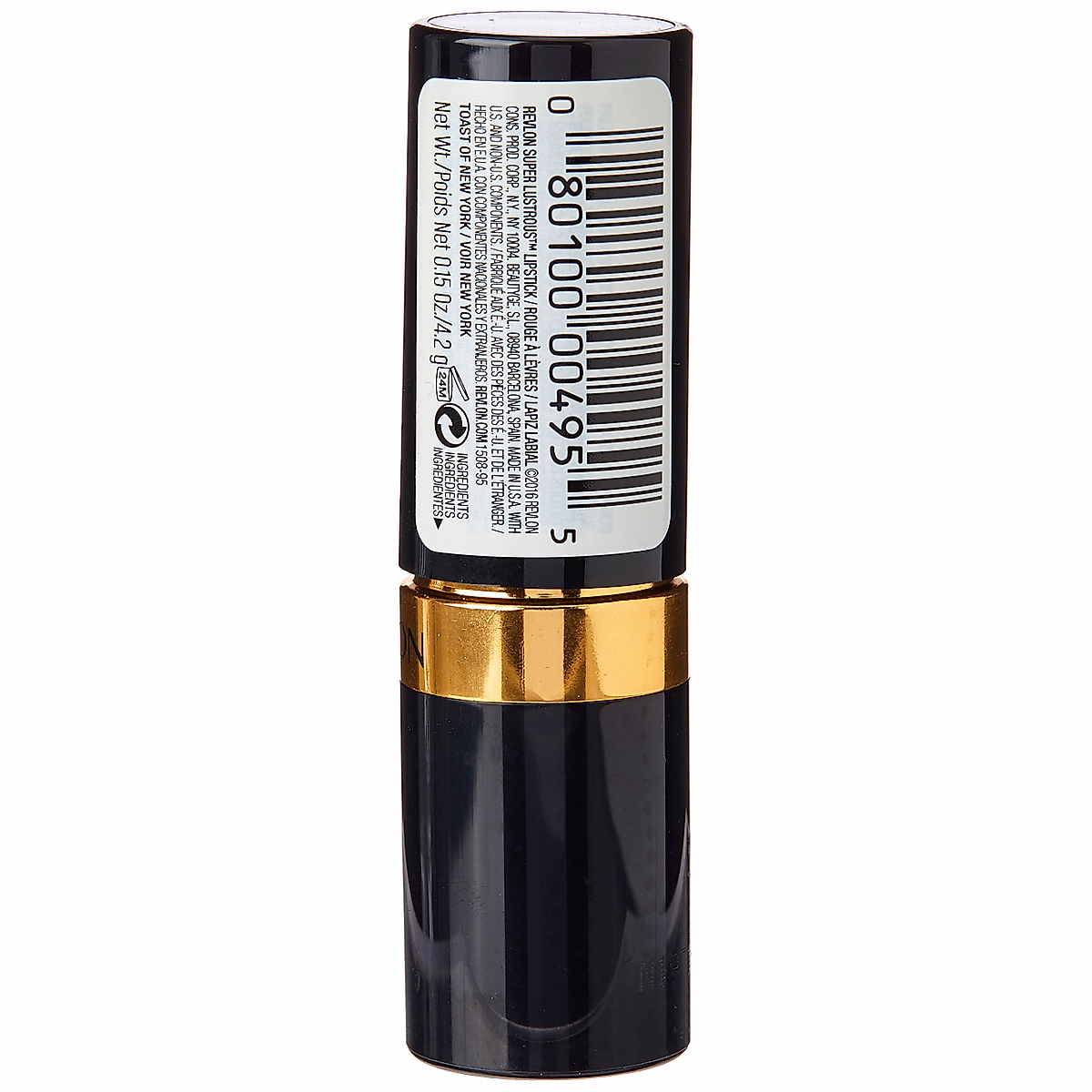 Revlon Lipstick, Super Lustrous Lipstick, Creamy Formula For Soft, Fuller-Looking Lips, Moisturized Feel, Toast of New York (325), 0.15 oz