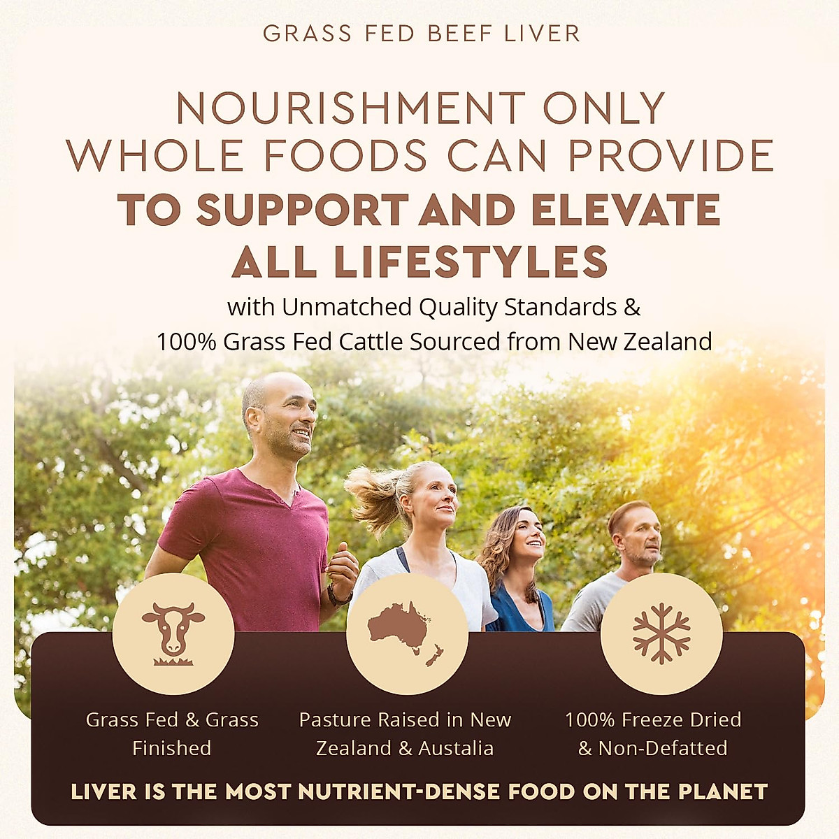 Ancestral Supplements Grass Fed Beef Liver 180 Capsules, Supports Energy Production, Detoxification, Digestion, Immunity and Full Body Wellness, Non-GMO, Freeze Dried Liver Health Supplement