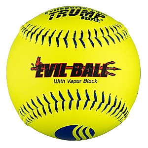 1 Dozen Evil Ball USSSA 12" Softballs - 40cor/.325 Compression (MP-Evil-CLAS-Y-2) Classic M