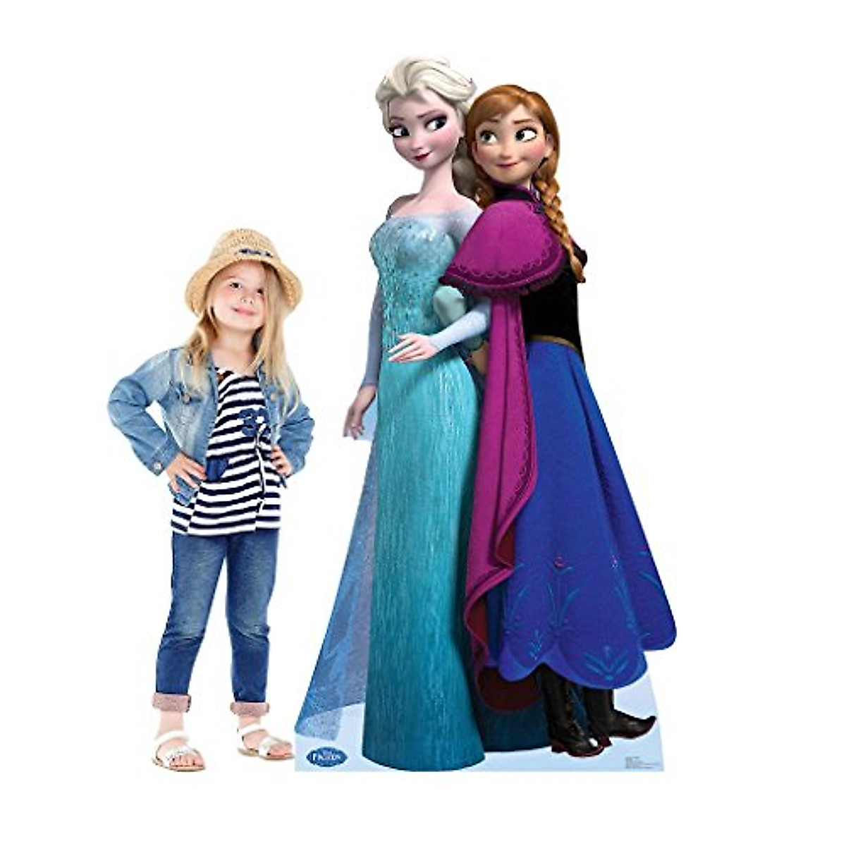 Advanced Graphics Elsa & Anna Life Size Cardboard Cutout Standup - Disney's Frozen (2013 Film)