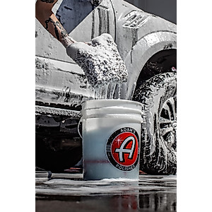 Adam's Microfiber 10” Car Wash Pad - Car Sponge Wrapped in Soft, Plush Fiber Cloth Material, Safe Washing with Any Car Soap, Bucket, Foam Gun, Foam Cannon, Other Cleaning Supplies