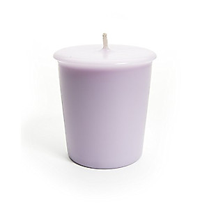 Pure English Lavender Soy Votive Candles - Scented with Essential & Natural Oils - 6 Purple Natural Votive Candle Refills - Flower & Floral Collection