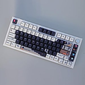 ZXMICYFA PBT Keycaps, 143 Keys Dye-Sublimation PBT Keycap Set Cherry Profile Keycap with 7U Spacebar for ASIN Layout Cherry Gateron MX Switches Mechanical Keyboard