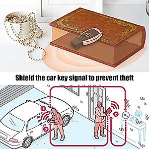 MONOJOY Faraday Box for Key Fob: Key Fob Signal Blocker Box, Faraday Key Fob Protector Box, RFID Key Fob Protector, Faraday Cage, Key Fob Box Signal Blocker - Rfid Box for Car Keys Phones Credit Card