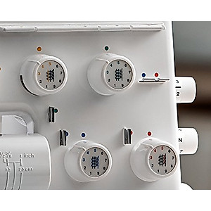 JUKI MO600N Series, MO654DE Portable Thread Serger Sewing Machine, White