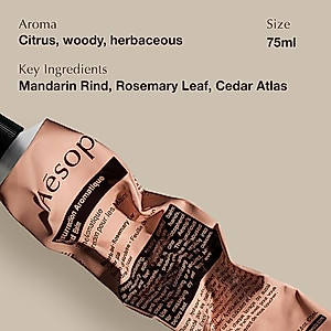 Aesop Resurrection Aromatique Hand Balm | 75 mL | Paraben, Cruelty-free & Vegan