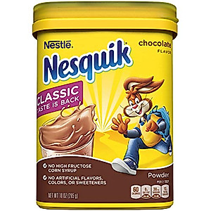 NESQUIK Chocolate Cocoa Powder, 9.3 Oz. Tub | Chocolate Milk Powder