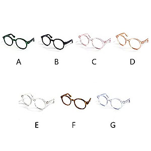 Plastic Dog Glasses, Transparent Dog Sunglasses Lovely Pet Glasses Creative Cat Eye-Wear, Pet Photos Props Pets Party Decor Accessories(Leopard)