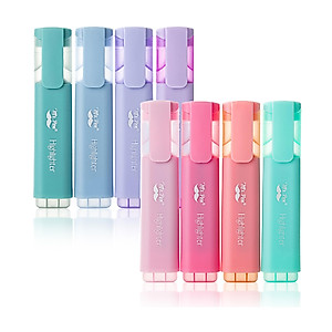 Mr. Pen- Highlighter, 8 Pack, Morandi Colors, Chisel Tip Pastel Highlighter, Highlighters Pastel, Cute Highlighters, Pastel Highlighter Set, Highliterers Marker, Highlighters Assorted Colors