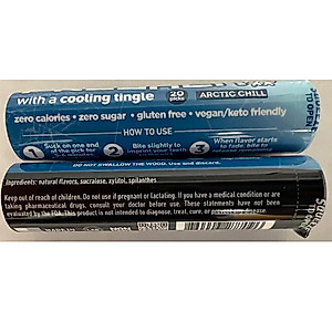 Xero Picks Freshen - Infused Flavored Toothpicks - Cooling Fresh Breath - 100 Picks - 5 Pack - Variety- polar grape, arctic chill, banana ice, berry freeze and crisp apple