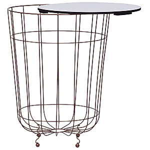 QJBSAVVA Coffee Table Gold Ø 15.7",Entrance Table Tray Tables Center Table Low Table Suitable for Meeting Rooms, Reception Rooms, Offices