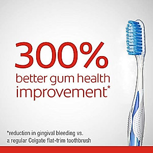 Colgate Gum Health Toothbrush, Extra Soft Toothbrush with Floss-Tip Bristles, 4 Pack