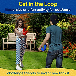 The Original Pindaloo Skill Game – First & Only Authentic Looping Ball for Kids, Teens & Adults | Fun Coordination Game for Ages 8-12+Boosts Focus & Motor Skills Indoor & Outdoor Play | Transparent