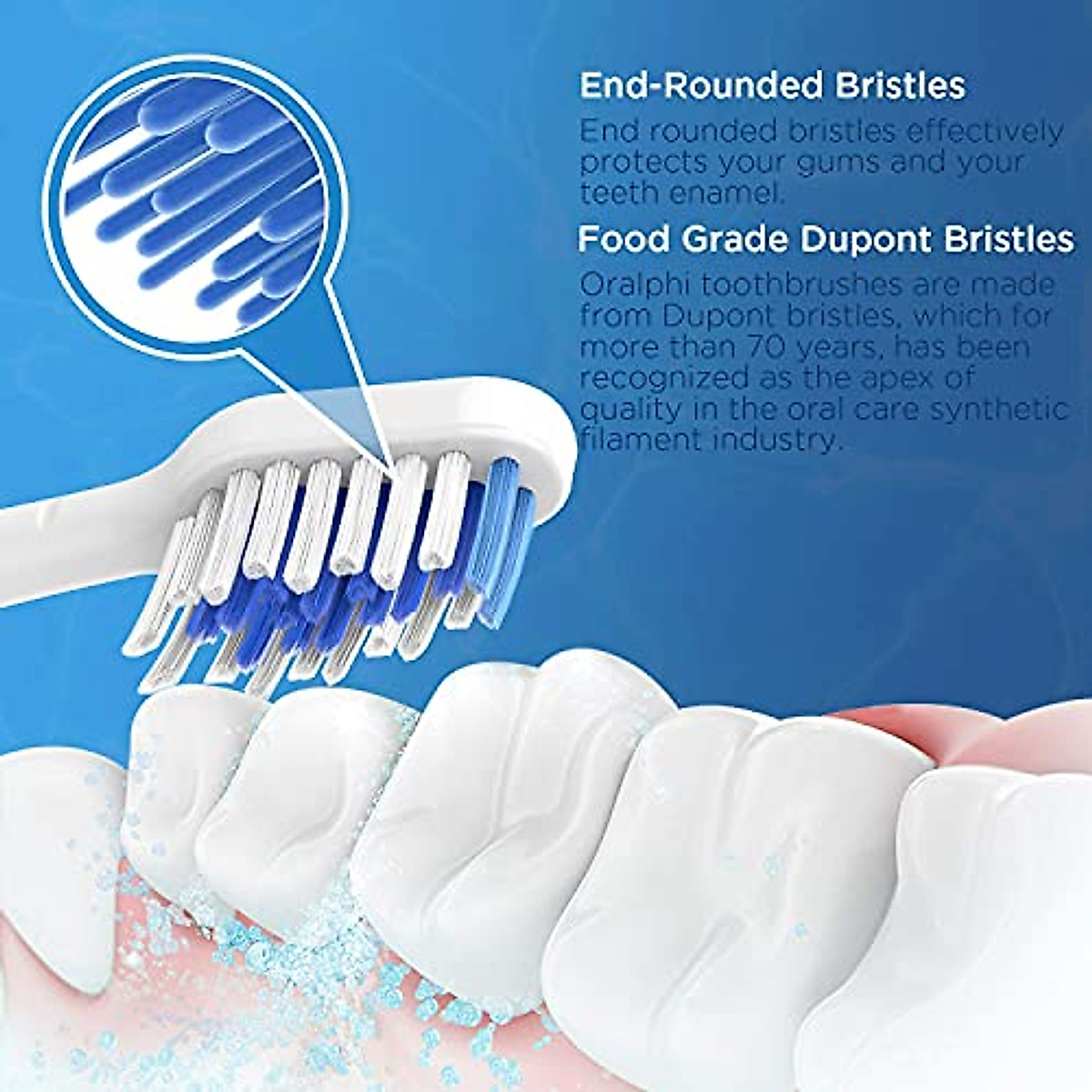 Toothbrush Replacement Heads for Waterpik Complete Care 5.0/9.0 (CC-01/WP-861), STRB-4WW, (4-Pack, White)