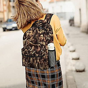 Women Backpack The Apocalyptic Walking Horror Drama Dead Bag Extra Large Daypack Creative sports Bag Classical Basic Travel Backpack