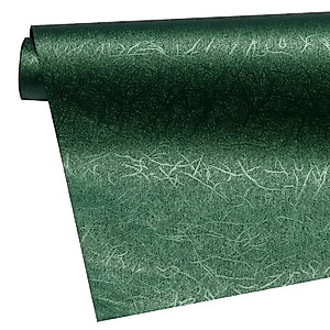 WRAPAHOLIC Wrapping Paper Roll - Reversible Green and Black for Birthday, Holiday, Wedding, Baby Shower Wrap - 30 inch x 16.5 feet