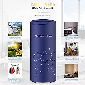 Clothes Dryer Portable Travel Mini 900W dryer machine,Portable dryer for apartments,Nekithia New Generation Electric Clothes Drying