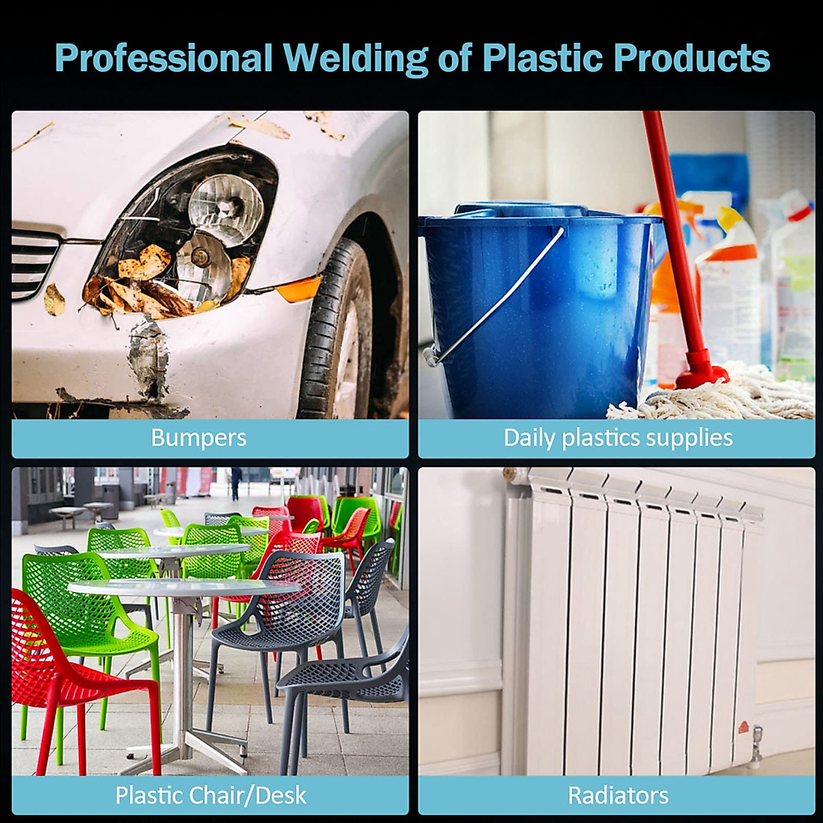 Hot Stapler,plplaaoo Plastic Welder,Welding Machine,Hot Stapler Multifunction Plastic Welding Red Portable Welder for Radiators Bumpers Repair(220V, Australian Standard)