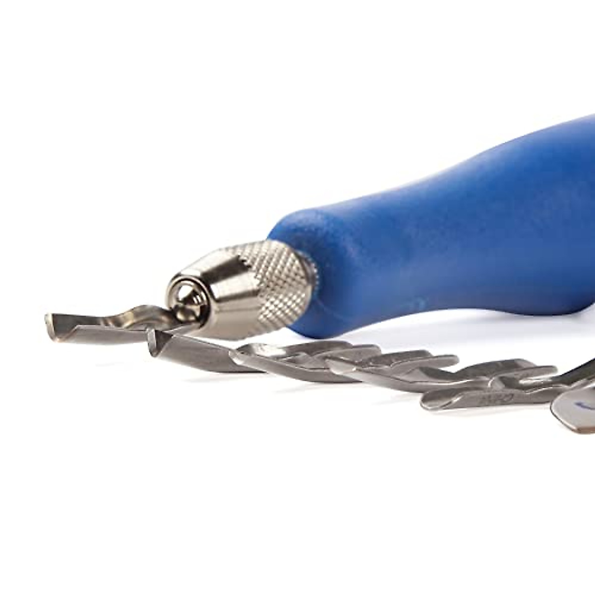 Falling in Art Block Cutters- Craft Linoleum Carving Tools with 6 Type Blades and 2 Plastic Storage Handles