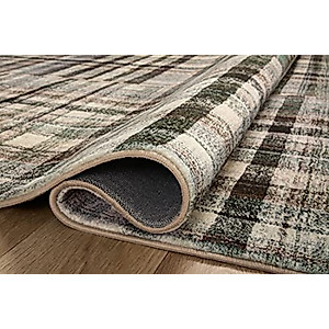 Loloi Chris Loves Julia Humphrey Collection HUM-03 Forest/Multi 7'-3'' x 9'-3'' .38" Pile Height, Area Rug feat. CloudPile