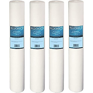 20" x 2.5" Sediment Water Filter ( 4 ) 5 Micron Whole House Cartridges