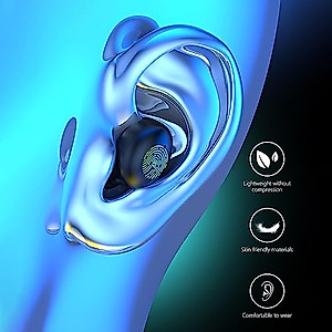 Wireless Earbuds, Bluetooth Headphones 5.3 Mini Wireless Headphones in Ear, 37H Playtime Deep Bass, Bluetooth Earbuds Built-in Mic,IPX7 Waterproof, LED Digital Display Wireless Earphone for Sport (A)