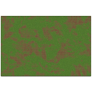 Stratagem 6' x 4' Open Field Grass Terrain Neoprene Tabletop Wargaming Grass Field Battlemat with Carrying Case