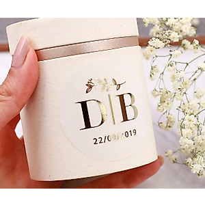 Wedding Favor Stickers Real Gold Foil Favors Bridal Party Decor Personalized Wedding Stickers Custom Gold Wedding Labels Wedding Party