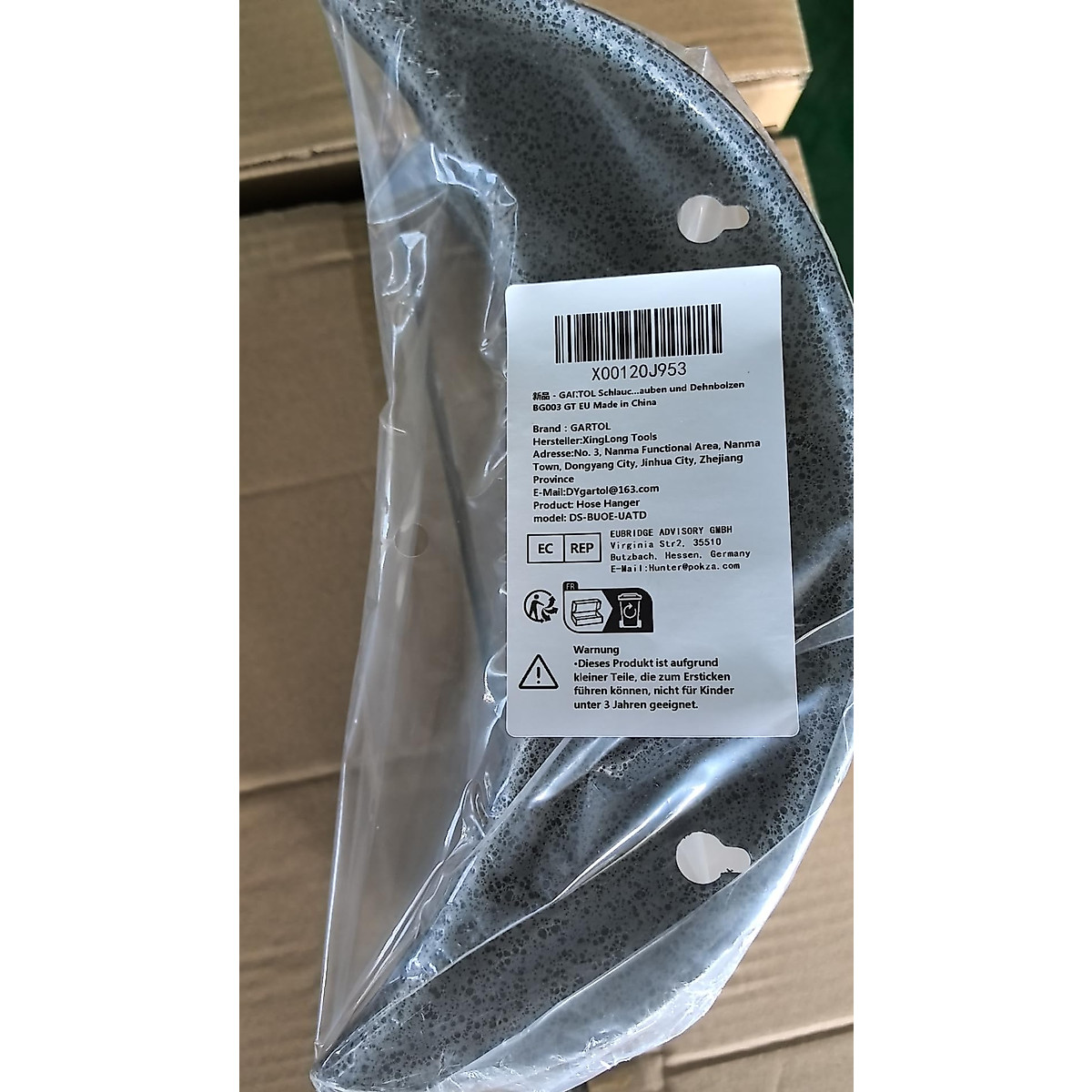 GARTOL Garden Hose Holder Heavy Duty Water Hose Holder, High Carbon Steel Hose Hanger Wall Mount Hose Storage Organizer, for Outside Yard, Rust Proof Hose Rack