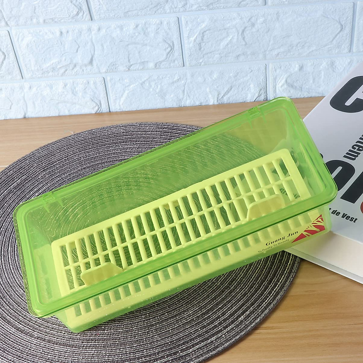 Cabilock Box Utensil Organizer Cutlery Tray Silverware Tray Camping Storage Containers Spoons Silverware Flatware Organizer Drawer Flatware Tray Utensil Storage Container Tableware Drainer