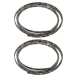2Pieces Yootones Plastic Guitar Binding Purfling Strip 1650 x 6 x 1.5 mm Compatible with Acoustic Classical Guitar