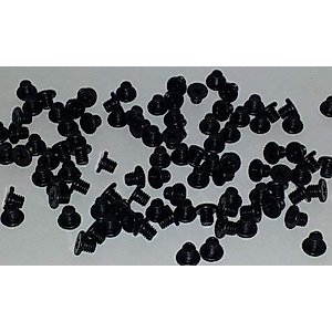 RapidSparesLtd 500 M3X3MM Black ZINC Wafer Head Machine Screws Bulk Buy Screw Pack HDD Hard Drive Screws