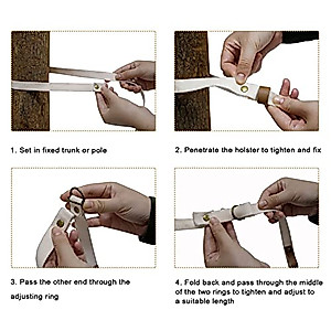 17ft Portable Clothesline for Travel, Camping PU Hanging Lanyard Campsite Storage Strap 25 Clothesline Binding Chain Rope