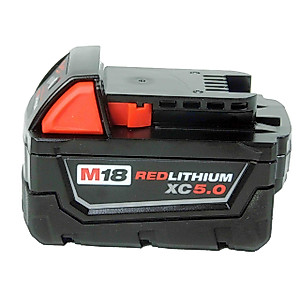 Milwaukee 2804-20 18V 1/2" Hammer Drill,2Pc. 48-11-1850 5.0Ah Battery