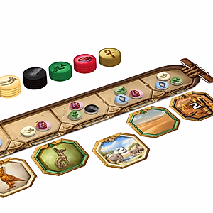 Ankh'or Board Game - Ancient Egyptian Marketplace and Building Strategy Game, Fun Family Game for Kids & Adults, Ages 8+, 2 Players, 30 Minute Playtime, Made by Space Cowboys