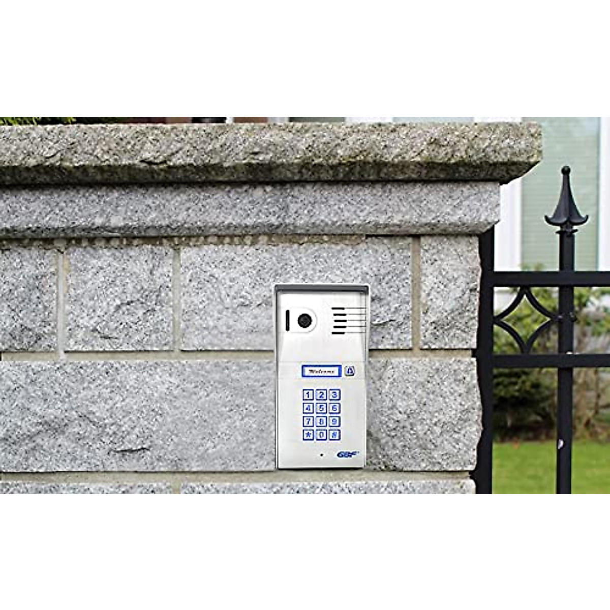 GBF Smart Video Door Phone & Doorbell Smart Intercom System with a Smart keypad (PL963PMPOE)- 1080P Camera, Built in POE, Control Two Locks remotely, Timed Unlock