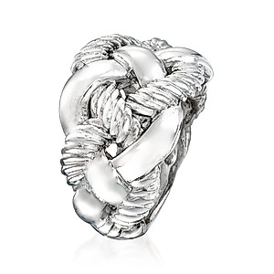 Ross-Simons Italian Sterling Roped Ring
