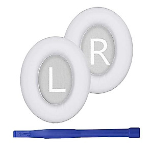 Noise Cancelling 700 Earpads Replacement Ear Pads Protein PU Leather Ear Cushion Compatible with Bose NC700 Bose Noise Cancelling 700 Bluetooth Headphones （White