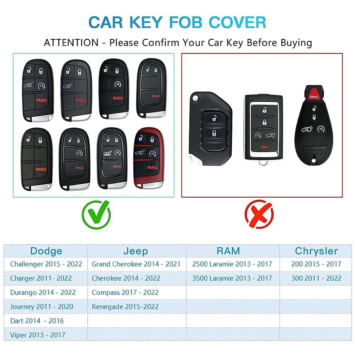 1797 for Dodge Jeep Key Fob Cover Challenger Charger Durango Journey Grand Cherokee Compass Renegade Car Key Chain Case Shell Protector TPU Red