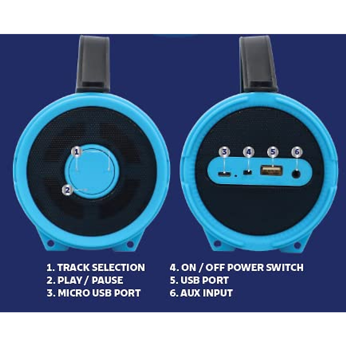 Bud Light Bluetooth Speaker Bazooka Speaker Portable Wireless Speaker with Rechargeable Battery Ideal for Indoor and Outdoor Activities Loud and Bass Audio Sound Easy to Carry Anywhere with FM- Radio