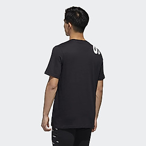 adidas mens New Authentic Tee Black X-Small