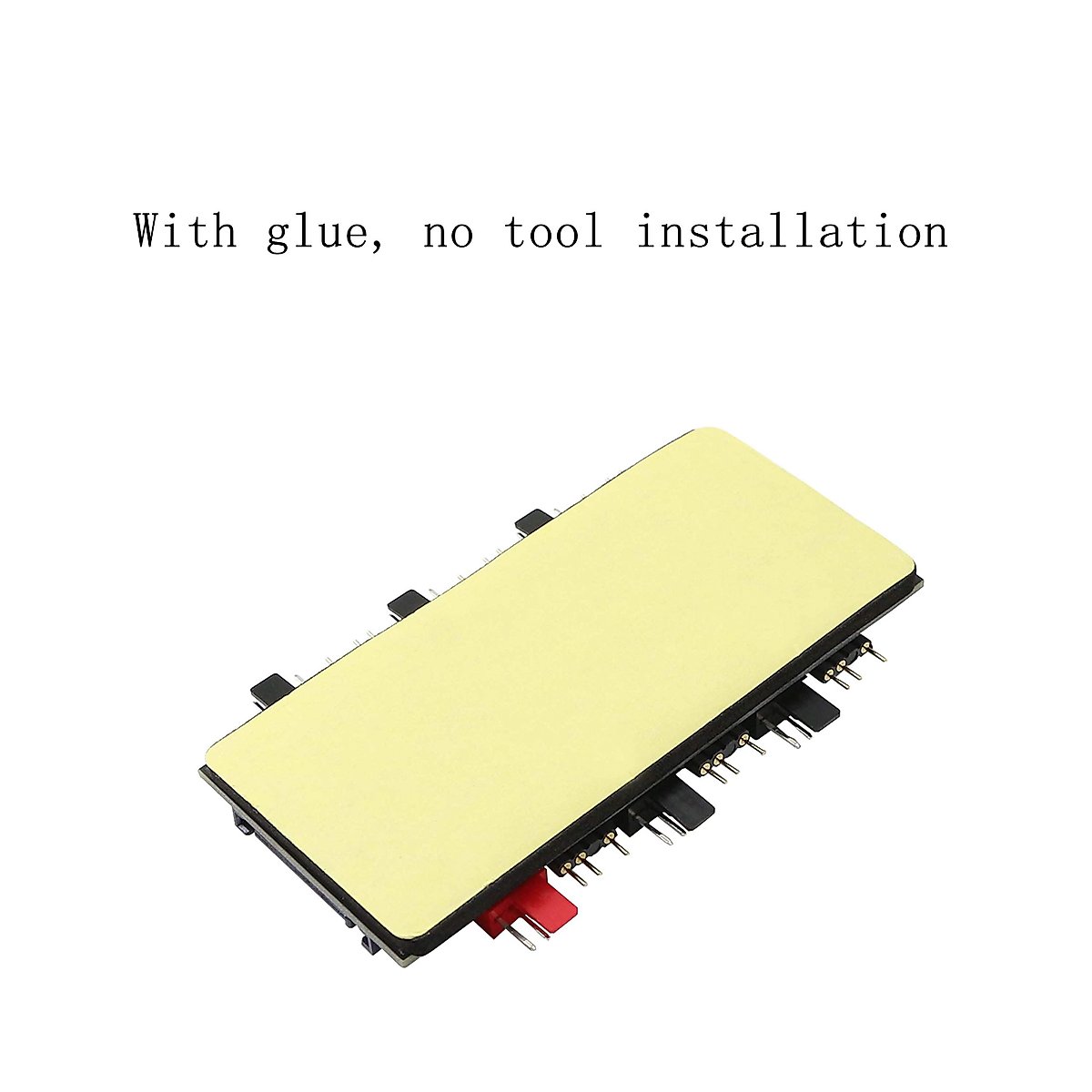 12V 4Pin PWM & 5V 3Pin ARGB with SATA 15Pin Power 2-in-1 Hub 6 Way Sync CPU Cooling Fan Addressable RGB Lighting PCB Splitter for Extended Motherboard Interface -Black Compatible With Desktop
