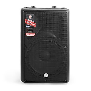 PSG AUDIO Cobra 115 Professional Active Speaker 2000 Watts with Bluetooth PA Speaker, 2-Channel Mixer with DSP Control, Ideal for Musicians, Churches, DJs. (Designed in USA) Support US Business