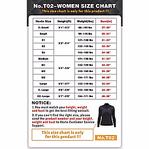 Hevto Wetsuits Tops X Women 3mm Neoprene Jacket Long Sleeve Surfing Swimming Front Zip Keep Warm (X-Women Gray, S2)