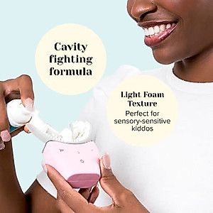 AutoBrush Original Mint Fluoride Free Foaming Toothpaste - Travel Friendly, Anti-Cavity (1 Pack)