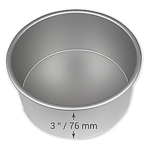 PME Professional Aluminum Baking Pan - Round 7 x 3in